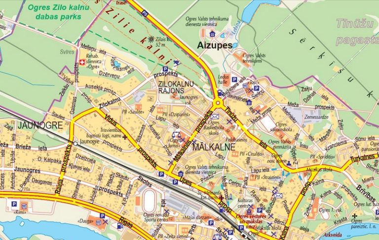 Ogres novads. Aizkraukles, Ikšķiles, Kokneses, Ķeguma, Lielvārdes ...